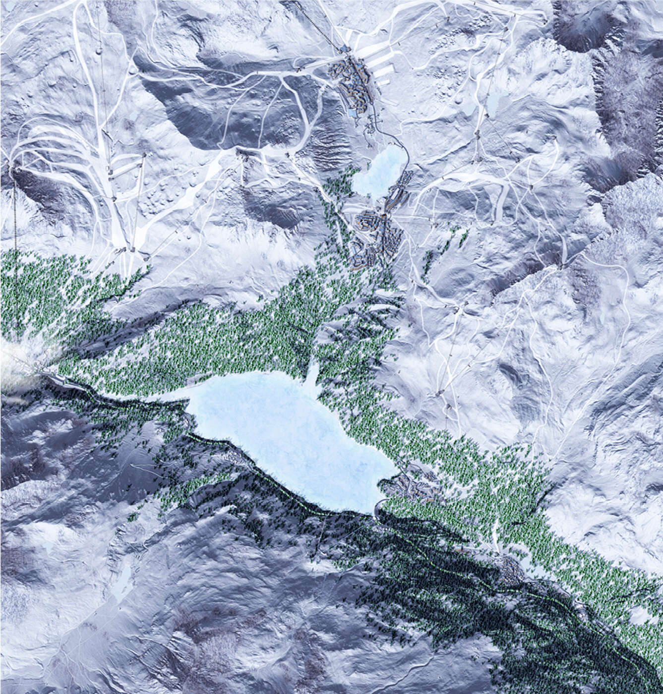 Plan de la station - Tignes, Station de Ski Alpes